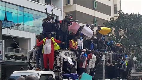 Maandamano Nairobi Cbd Live Youtube