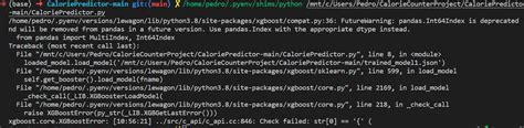 [solved] xgboost error when loading xgboost regressor model saved in
