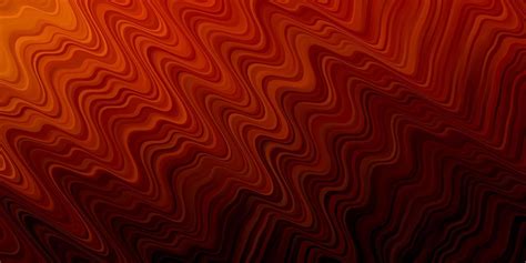 Dark Orange Vector Background With Bows Bright Illustration With Gradient Circular Arcs