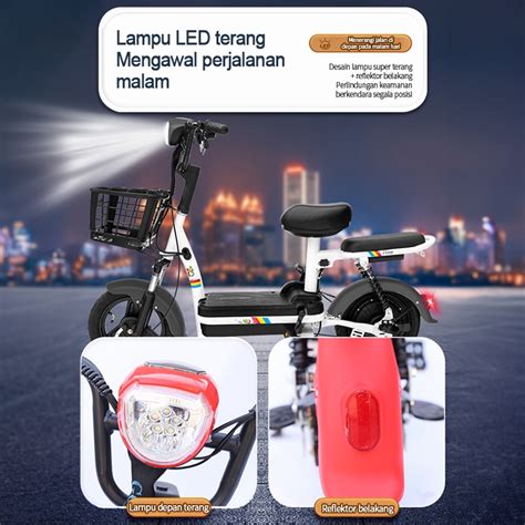 Jual Sepeda Listrik Dewasa Sepeda Motor Listrik Sepeda Listrik Dengan Pedal Kapasitas Angkut