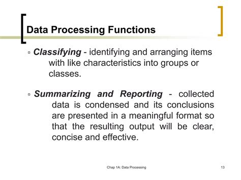 data processing ppt databases computer software and applications