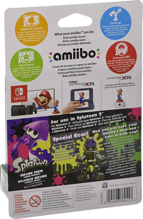Amiibo Inkling Squid Squid Splatoon Discoazul Com