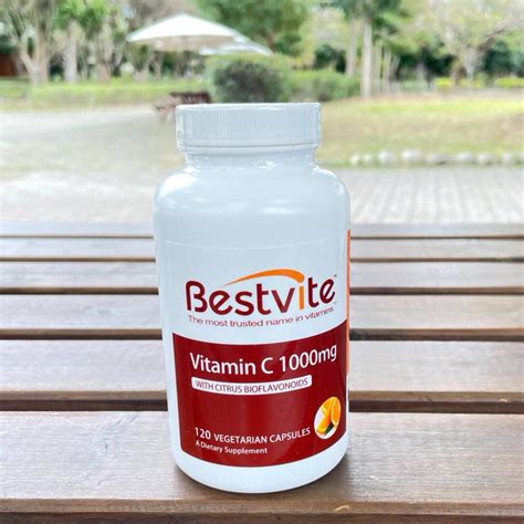【美國bestvite】必賜力維生素c1000 膠囊（120粒瓶）全素 高單位維他命c 蝦皮購物