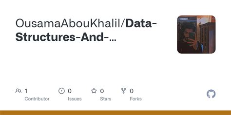 Github Ousamaaboukhalil Data Structures And Algorithms
