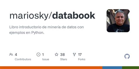 GitHub mariosky databook Libro introductorio de minería de datos con