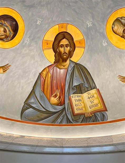 Finest Iconographers In The World Complete Dome At St Nicholas Greek Church On World Trade