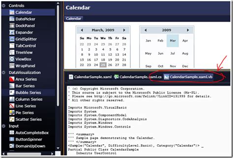The Silverlight Toolkit Adds Visual Basic Samples Lisa Feigenbaum Visual Basic Blog