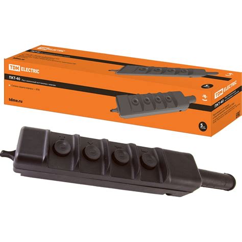 Кнопочный пост TDM ПКТ-40 на 4 кнопки с ключом IP30 SQ0706-0005 ...