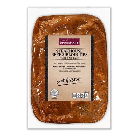Taste Of Inspirations Steakhouse Marinated Beef Sirloin Tips Fresh Fig App