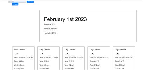 Github Kohl1998weather Dashboard This Is An Application Which Lets