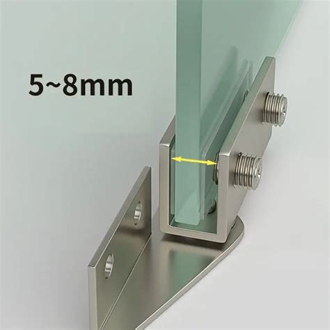 Punching Free Glass Clamps Wine Cabinet Hinge Glass Door Hinge Wine