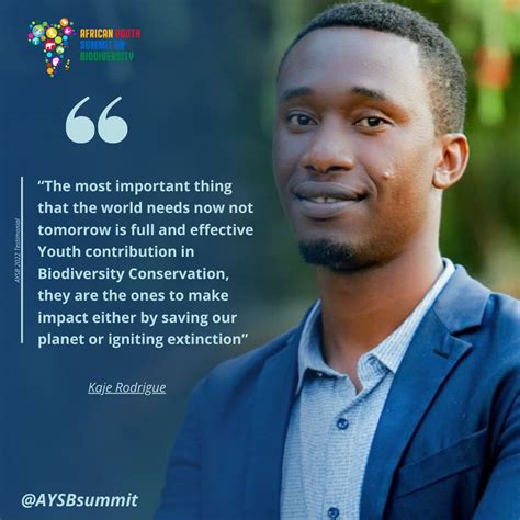 African Youth Summit On Biodiversity On Twitter Testimonial Alert