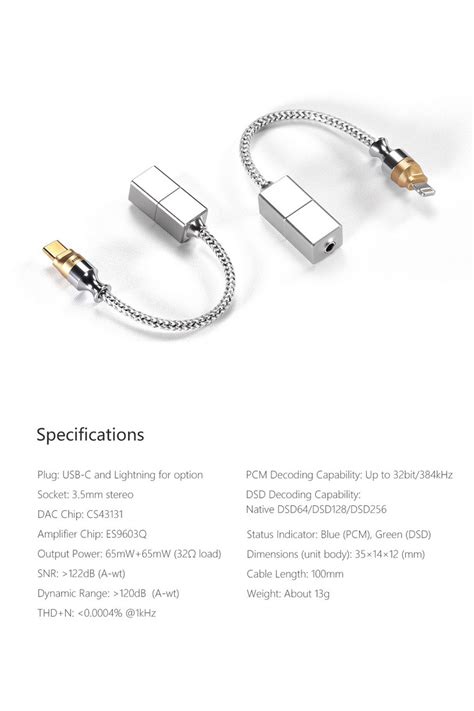 Dd Tc35pro E2 Dac Amp หางหนู รองรับ Pcm 32bit 384khz Dsd256 ประกัน