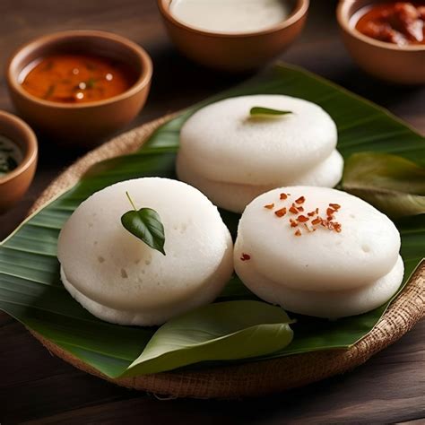 South Indian Breakfast Recipe Idly Or Idli Or Rice Cake Served With