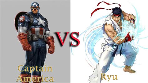 Captain America VS Ryu Battle Arena Amino Amino