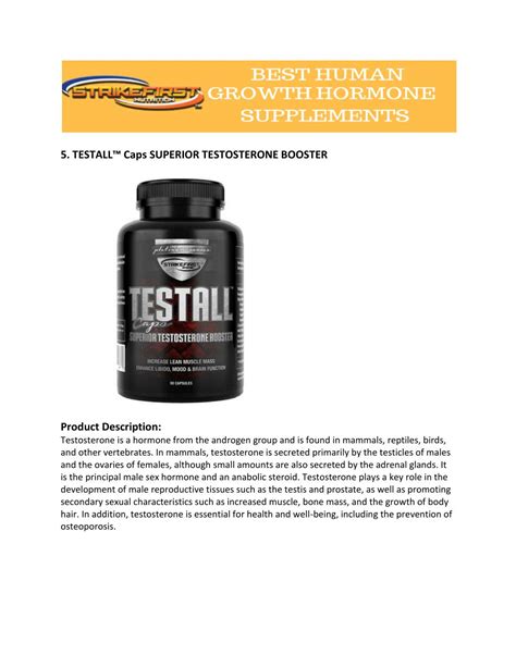 Ppt Best Real Human Growth Hormone Supplements Powerpoint