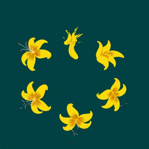Dancing Flowers Animated Pictures