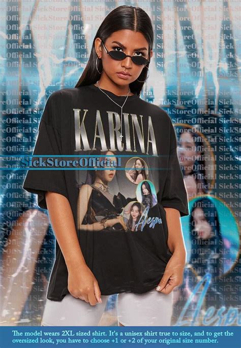 Karina Aespa Vintage Shirt Karina Aespa Homage Tshirt Karina Aespa