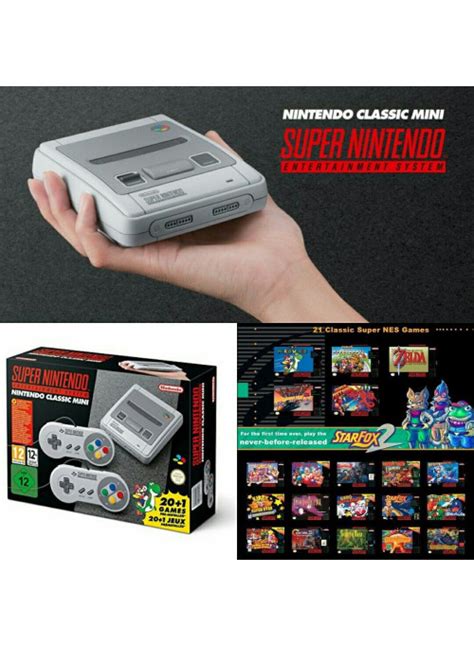 Игровая приставка Nintendo Classic Mini: Super Nintendo Entertainment ...