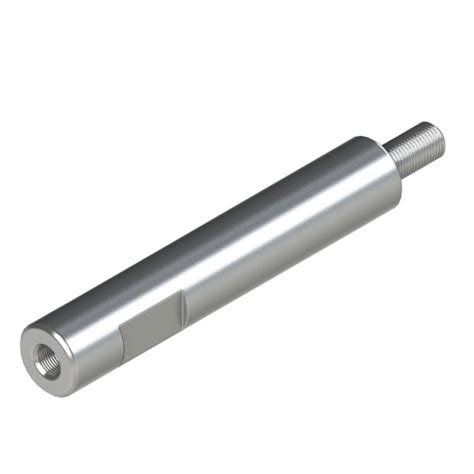 导向轴 高精度精密型 一端外螺纹一端内螺纹型 带退刀槽型 带扳手槽型3D模型免费下载 蚂蚁工场模型下载 3DSOURCE零件库