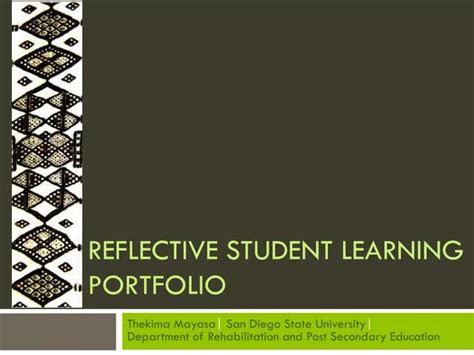 Ppt Reflective Student Learning Portfolio Powerpoint Presentation Free Download Id5367179 Ppt Reflective Student Learning Portfolio Powerpoint Presentation Free Download Id5367179