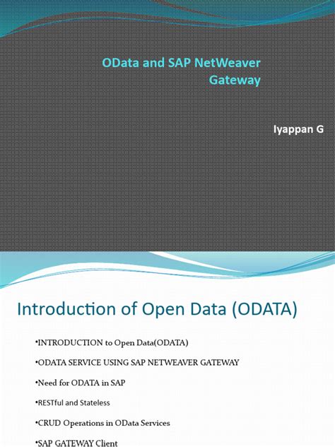 odata presentation pdf software engineering computer science