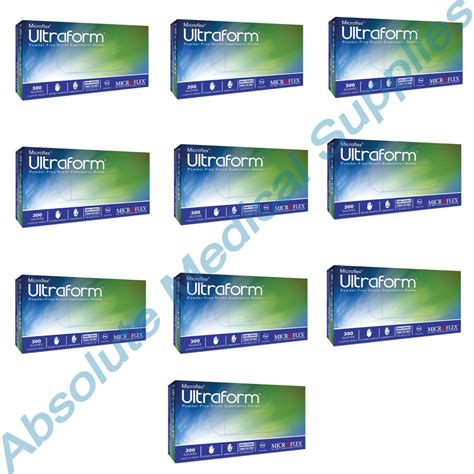 Ansell Microflex Ultraform Powder Free Nitrile 3 000 Gloves X Small