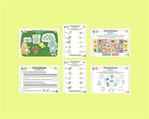 Unit 1 Age 4 5 Activity Growing Worms Classmonitor