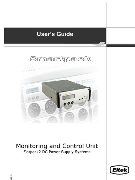 Smartpack Monitoring And Control Unit Pdf Pdf Usb Power Supply