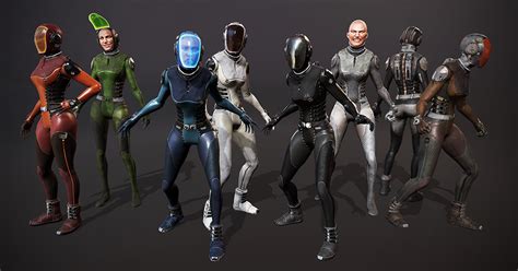 Sci Fi Scout Characters Unity Asset Store