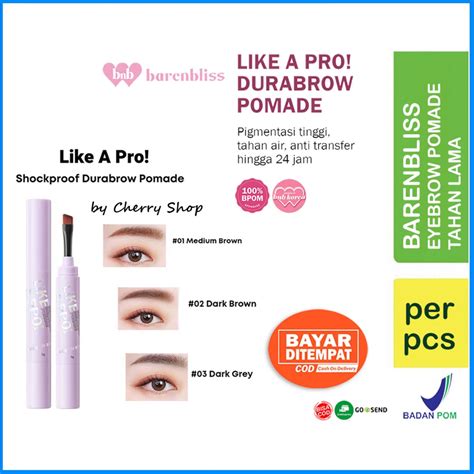 Jual [brow Pomade Bpom] Bnb Barenbliss Korean Like A Pro Shockproof