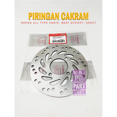 Jual PIRINGAN CAKRAM DEPAN VARIO BEAT VARIO BEAT F SCOOPY SPACY BEAT ESP KVB Shopee