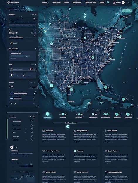 Map Website With Candidate And Location Image Geographic Des Simple Ideas For Web Layout Design