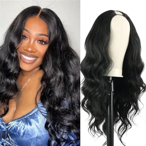Leosa Gray Wigs For Women Silver Wig With Curtain Bangs Layered Wig Long Wavy Gray