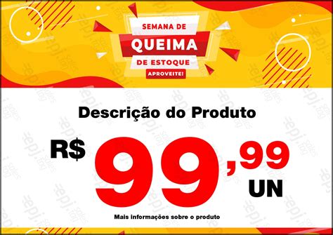 Super Queima De Estoque SalesTag