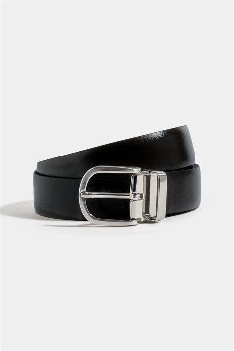 Black And Brown Reversible Belt Made In Italy