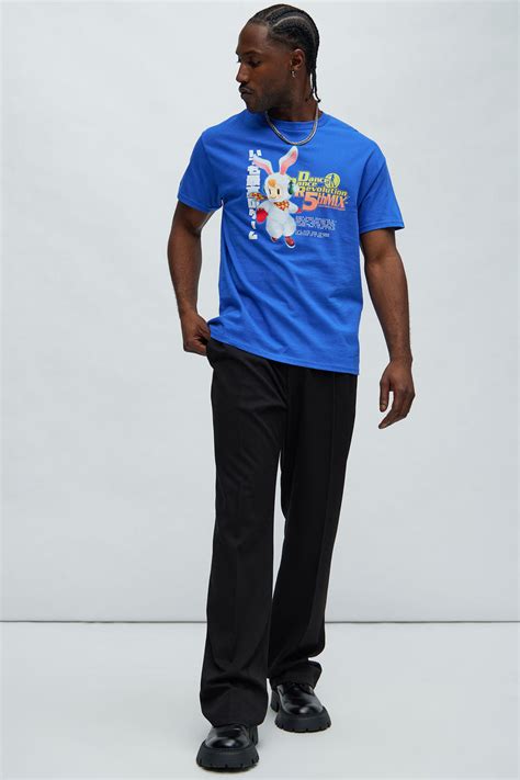 Dance Dance Revolution Retro 90s Short Sleeve Tee Blue Fashion Nova