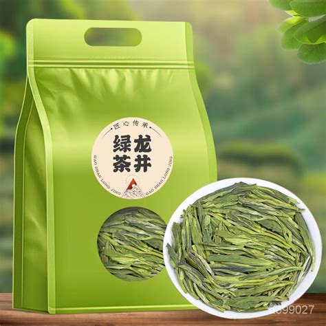 福茗源龍井茶葉 2023新茶一級雨前春茶豆香型嫩芽濃香型袋裝125g 蝦皮購物