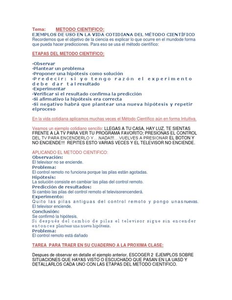 Conocimiento Cientifico Ejemplos En La Vida Cotidiana Descargar Manual