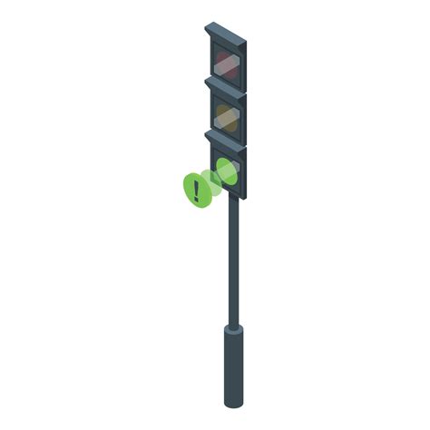 Traffic Light Sensor Icon Isometric Vector Road Drive 15091795 Vector Art At Vecteezy