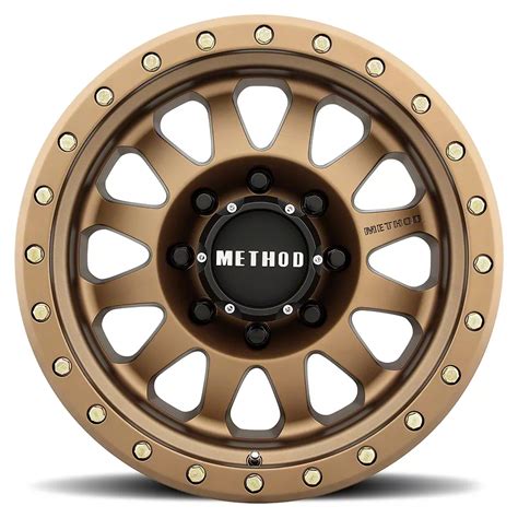 Method Race Wheels Silverado 3500 Mr304 Double Standard Bronze 8 Lug Wheel 17x8 5 0mm Offset