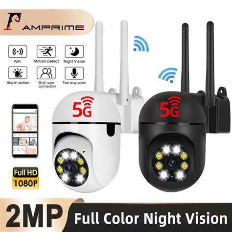 amprime new 5g wireless wifi ip dome camera ir full color night vision