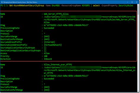 Create Azure Network Security Groups NSGs With PowerShell Sysops