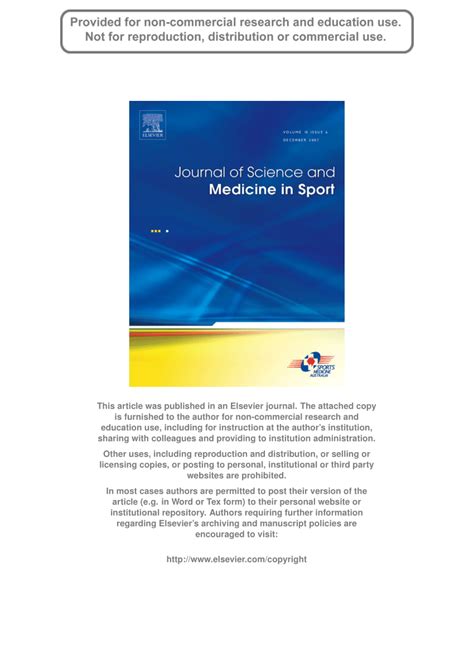 Pdf Trunk Muscle Endurance Tests Reliability And Gender Differences