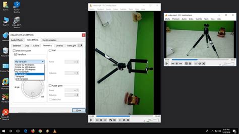 how to rotate video in vlc player 90 180 270 degree flip youtube