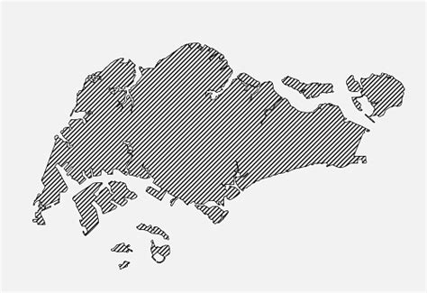 Carte Vectorielle Singapour Modèle Pays Dasie Vecteurs Libres De Droits