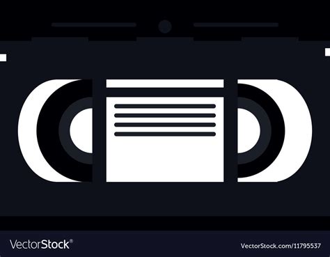 Isolated Cassette Device Design Royalty Free Vector Image
