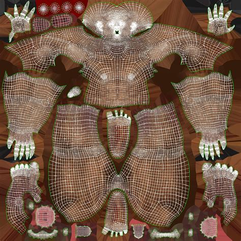 Aggressive Sasquatch Fur 3d Model 169 Max Free3d