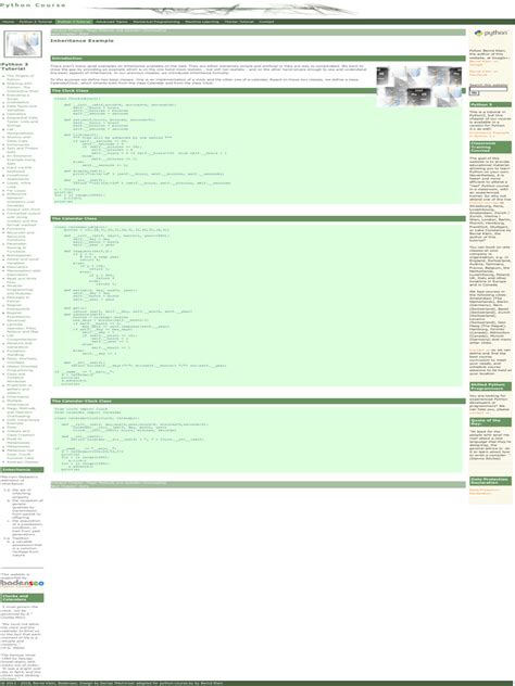 Python Tutorial Inheritance Example Pdf Python Programming
