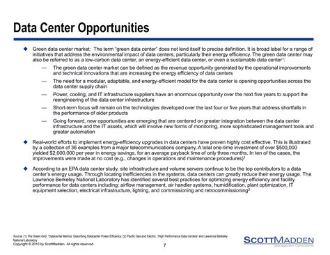 Improvements In Data Center Management Ppt
